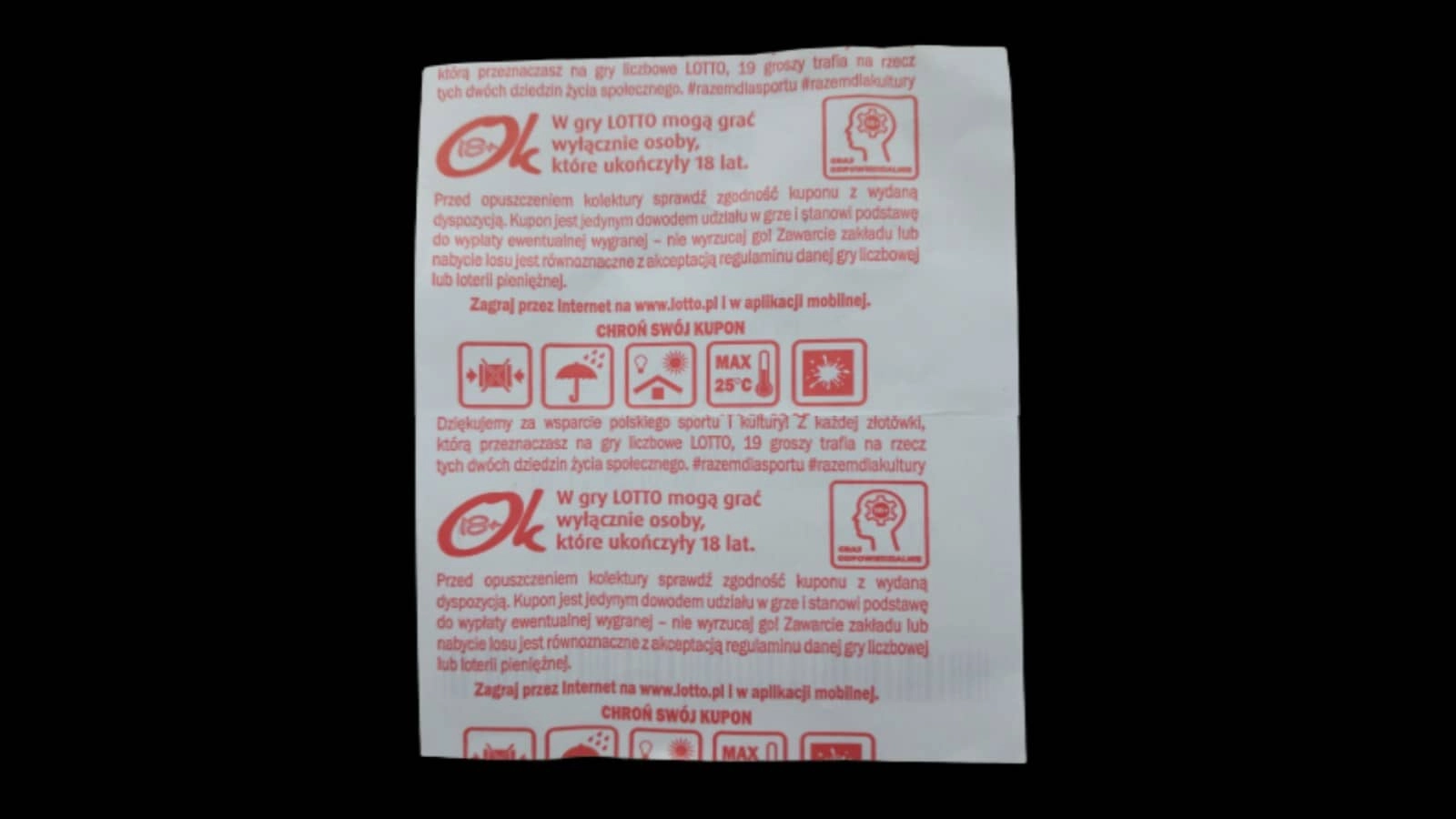 Zasady bezpiecznego przechowywania kuponów Lotto, tak by się nie zniszczyły